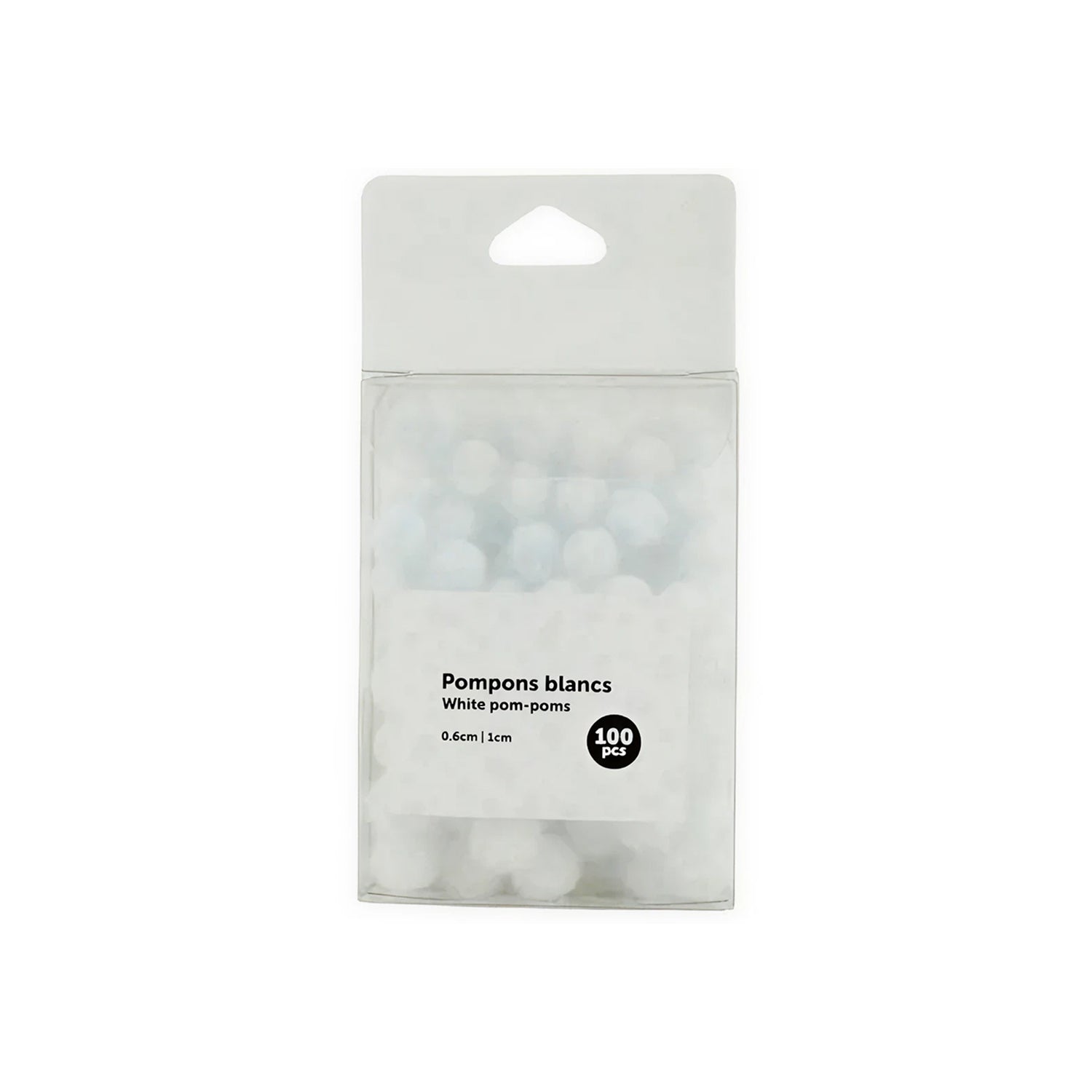Set of White Pom-Poms &VerticalLine; DeSerres