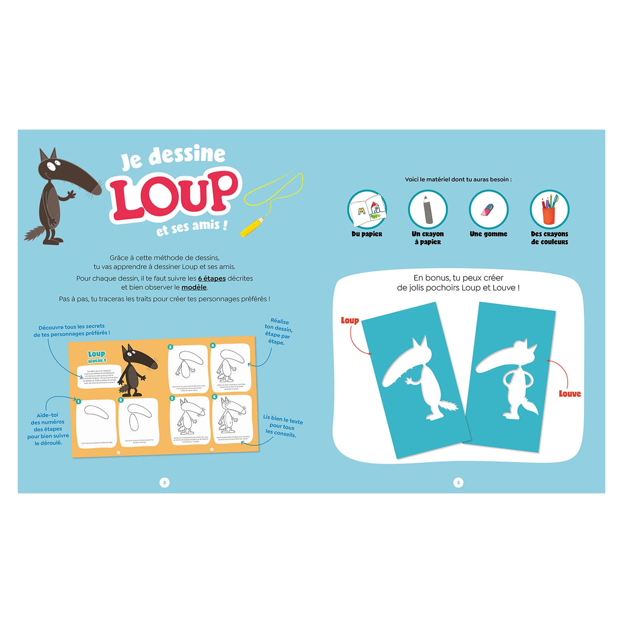 Je dessine loup et ses amis - French Ed. &VerticalLine; DeSerres