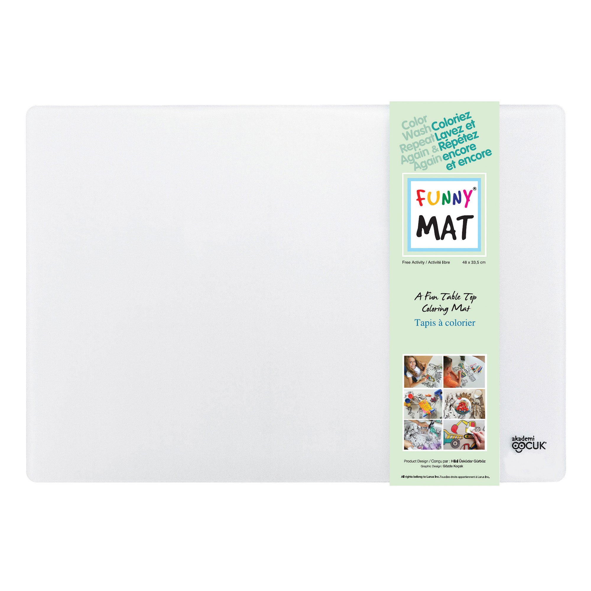 Funny Mat Colouring Placemat - White &VerticalLine; DeSerres