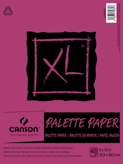 Disposable palette - paper - 9x12in – DeSerres