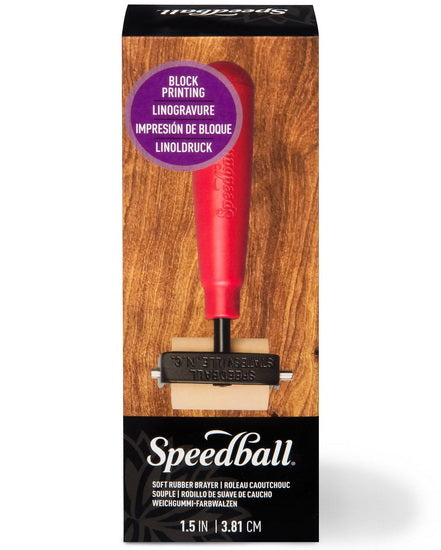 Natural latex linocut roller - soft - 1.5in – DeSerres