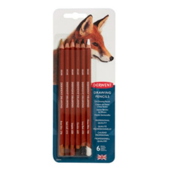 Set of 6 drawing pencils – DeSerres