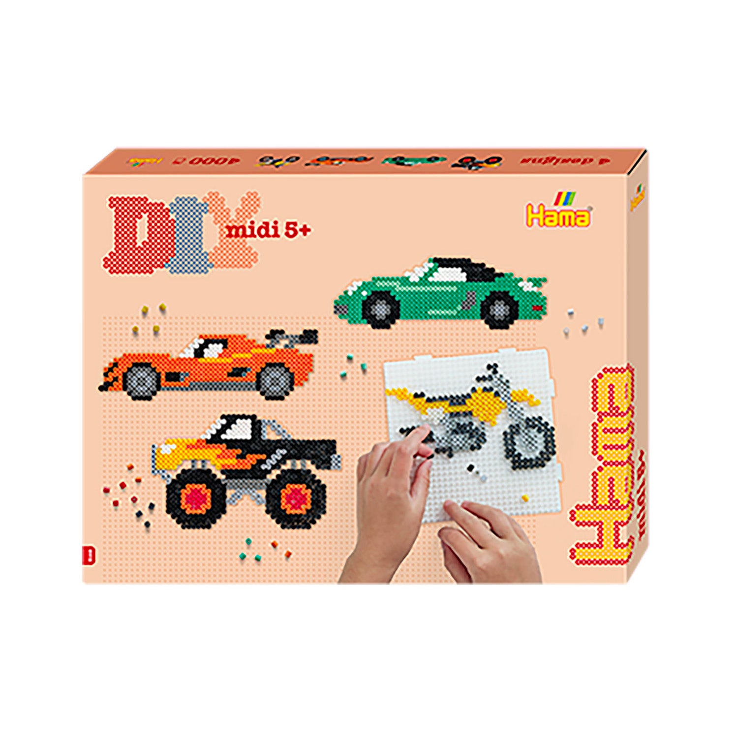 Hama Beads Set - 4000 Beads - Cars &VerticalLine; DeSerres