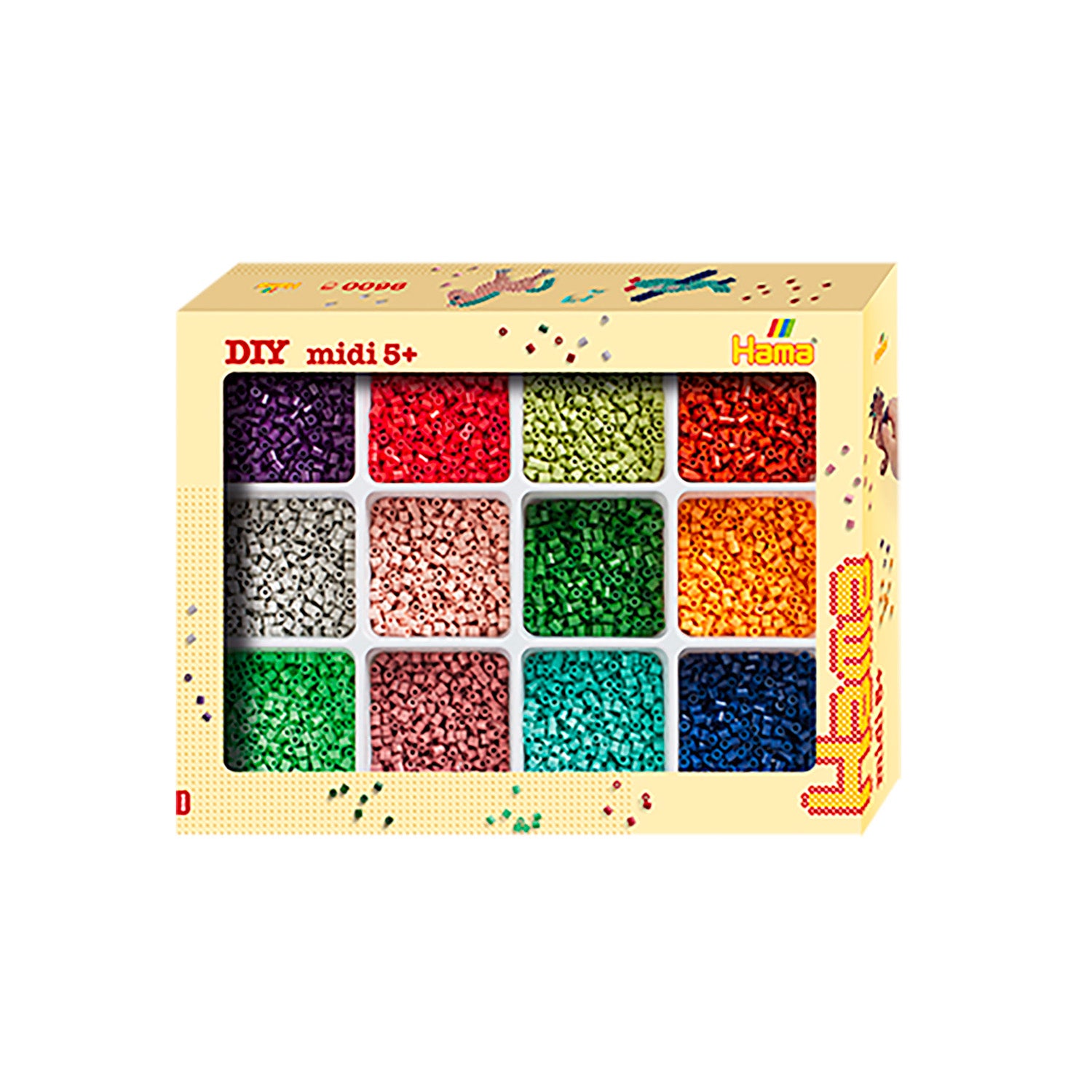 Hama Storage Box - 12 Colors - 9600 Beads &VerticalLine; DeSerres