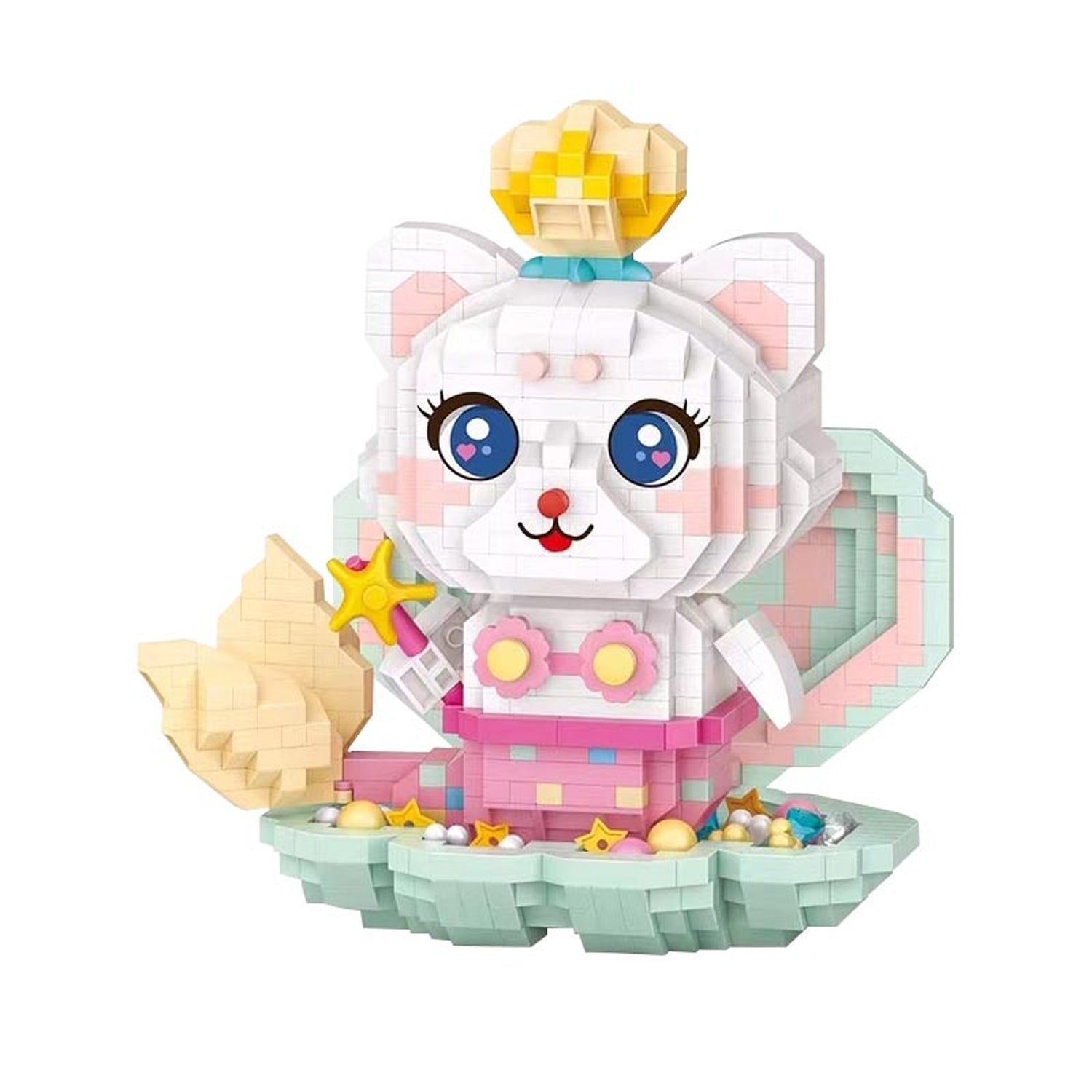 Loz Blocks – White Cat Mermaid &VerticalLine; DeSerres