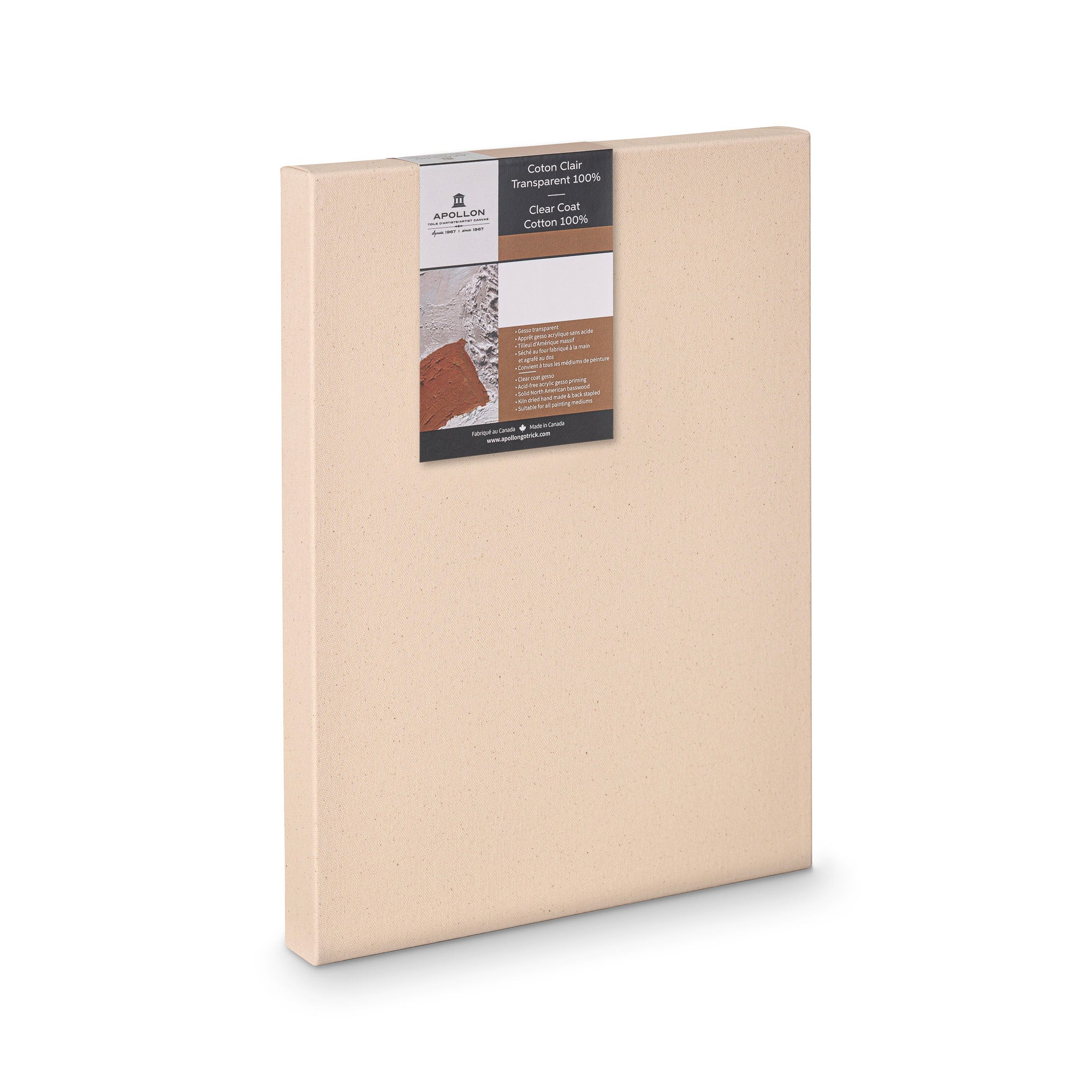 Clear Coat Cotton Canvas - Gallery &VerticalLine; DeSerres