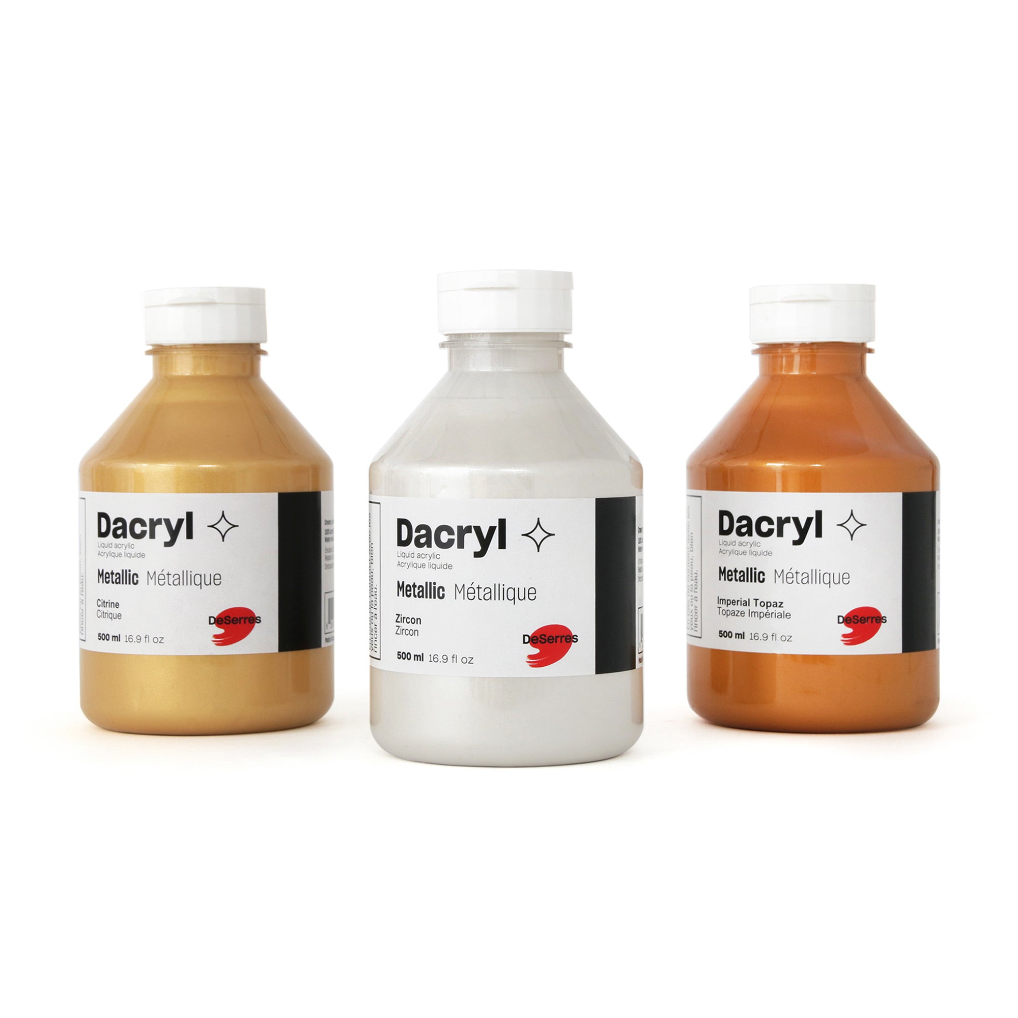 Dacryl Metallic Acrylic - Low Viscosity, 500 ml &VerticalLine; DeSerres