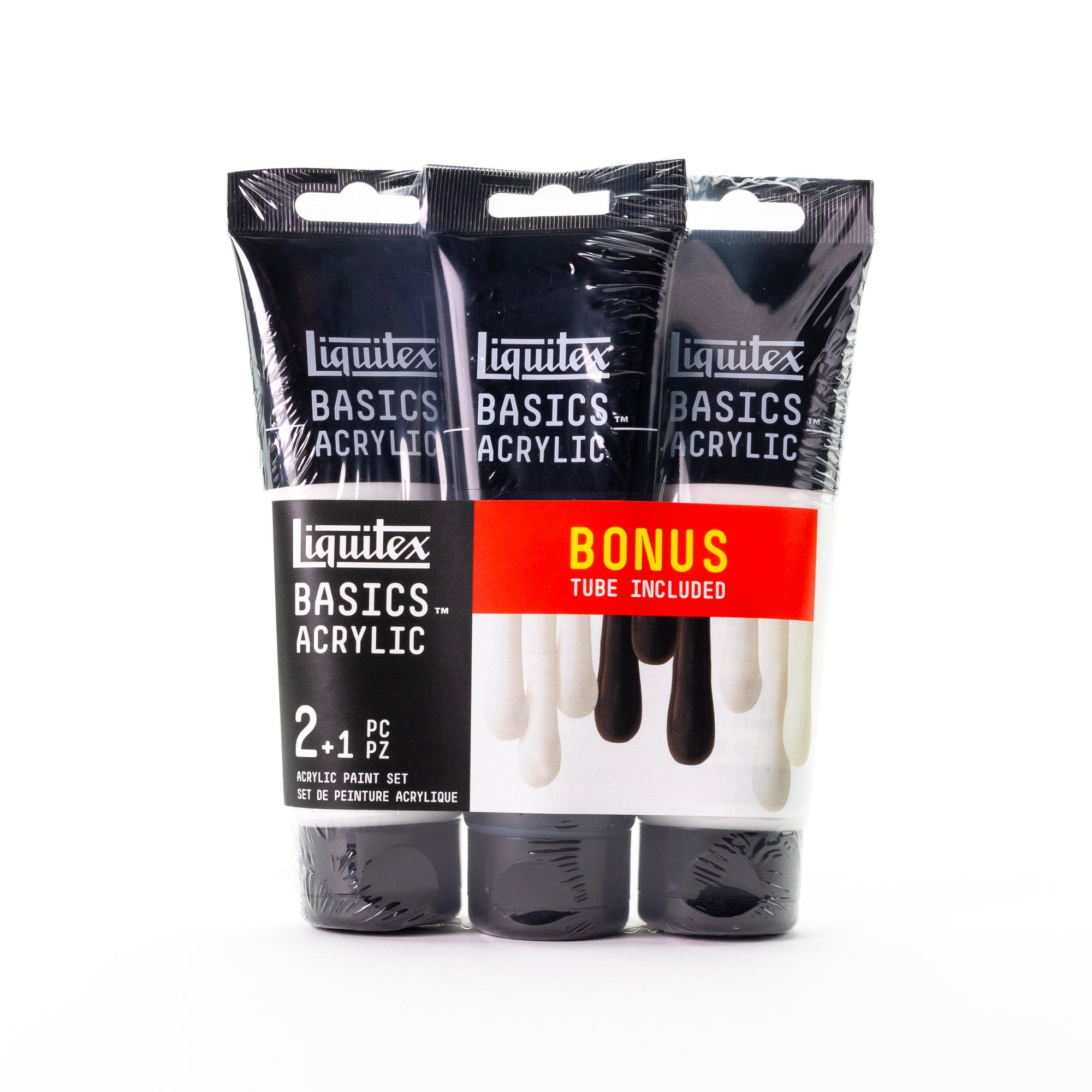 Basics Acrylic - White & Black, 3 x 118 ml &VerticalLine; DeSerres
