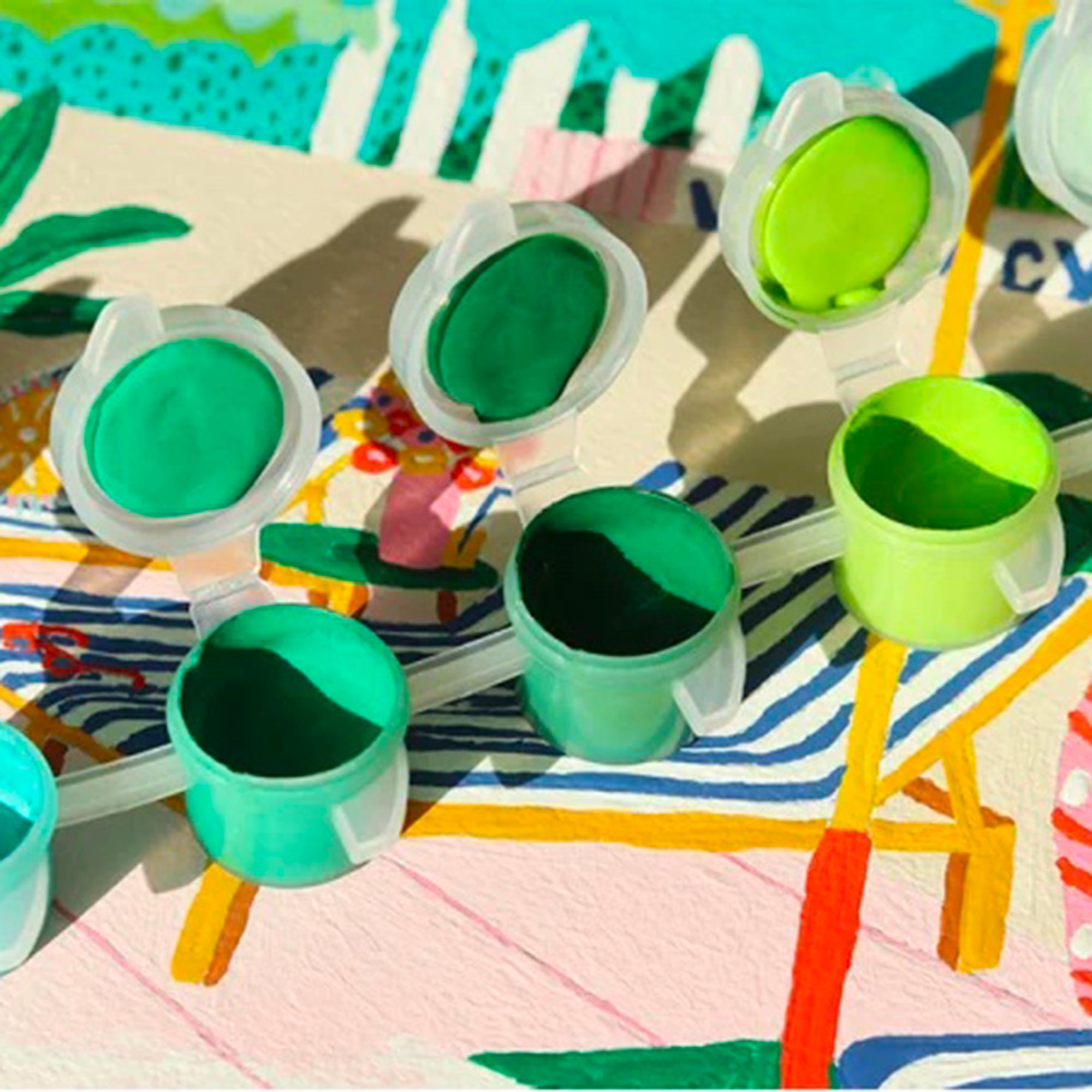 Petit Pinceau Paint by Numbers Kit - "The Motel Pool" &VerticalLine ...