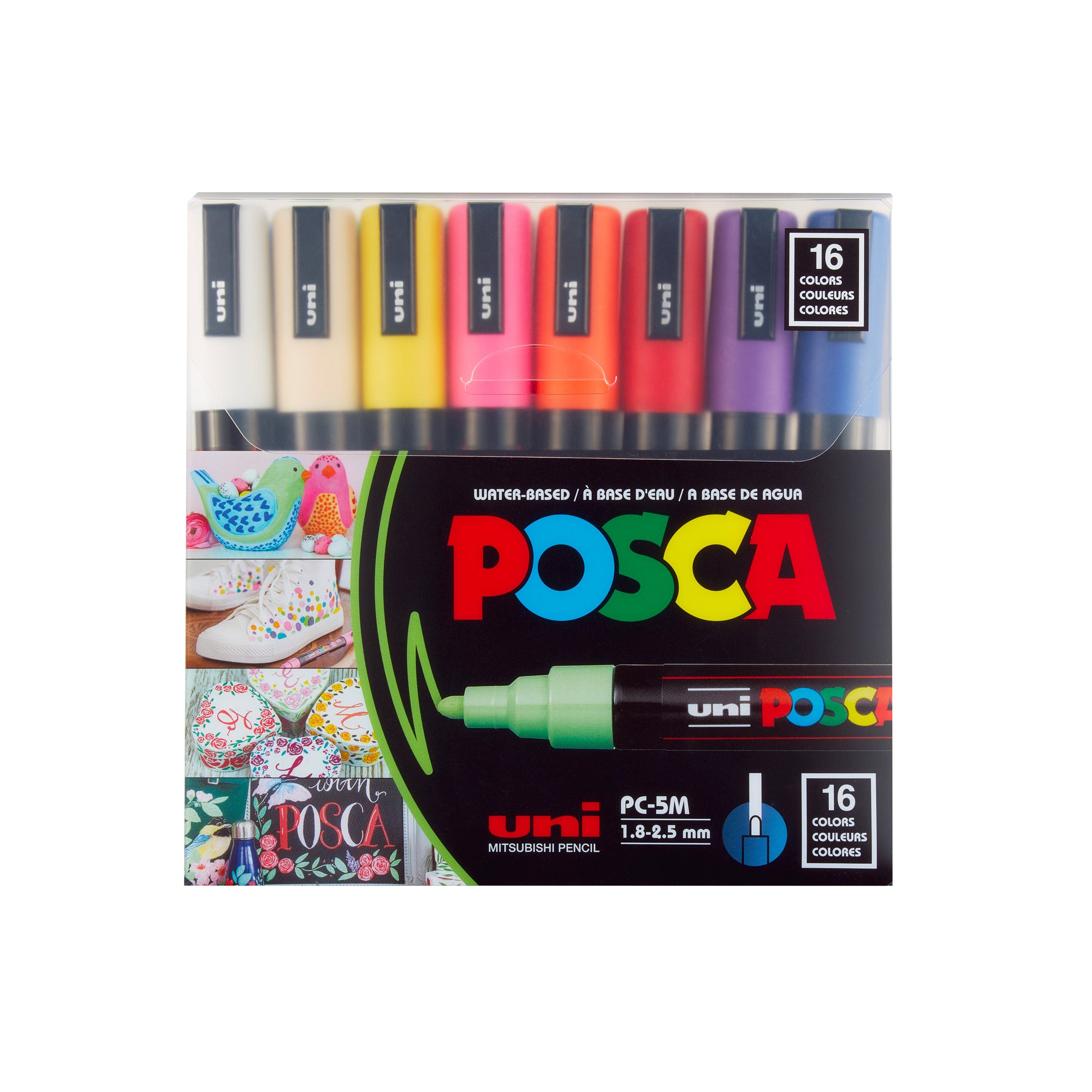 Paint Markers - Medium Tip, 16 Pieces &VerticalLine; DeSerres