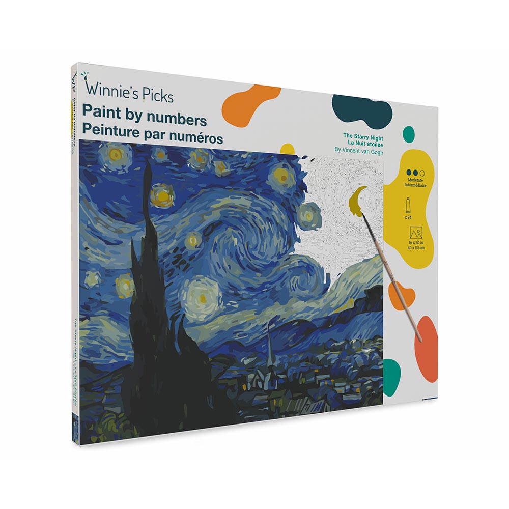 Paint by Numbers - Starry Night &VerticalLine; DeSerres