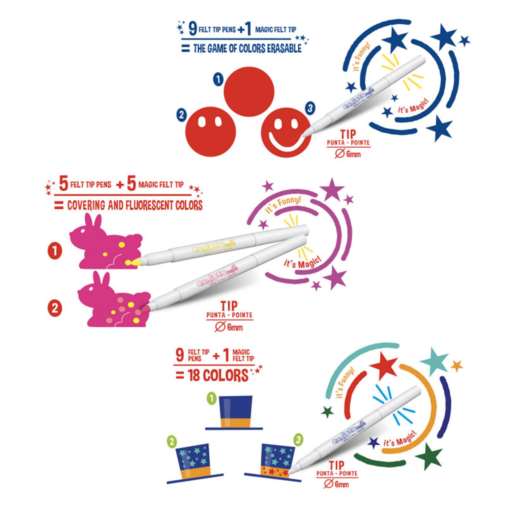 30-Pack Magic! Felt-Tip Pens &VerticalLine; DeSerres