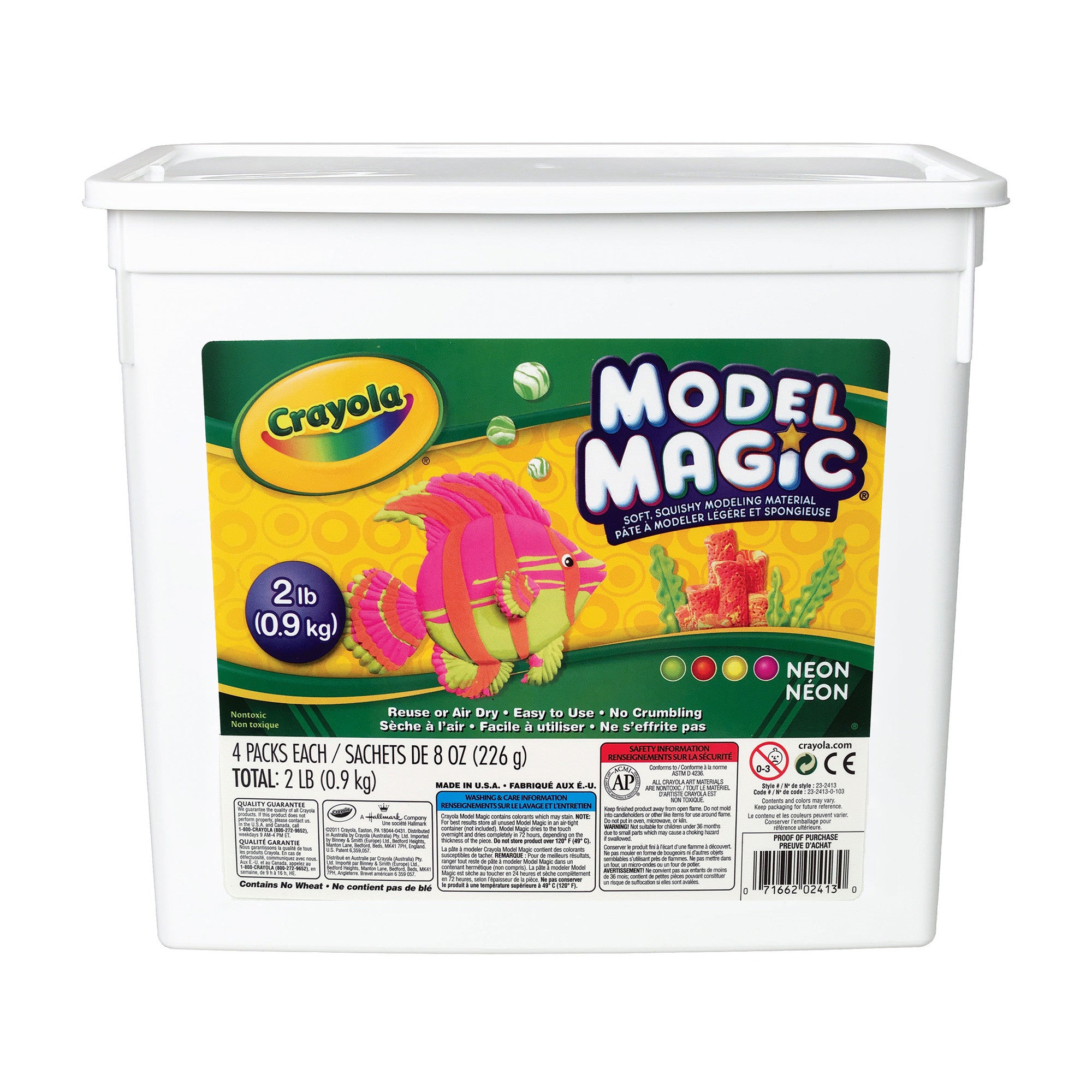Model Magic Modelling Material - Neon, 2 lb &VerticalLine; DeSerres