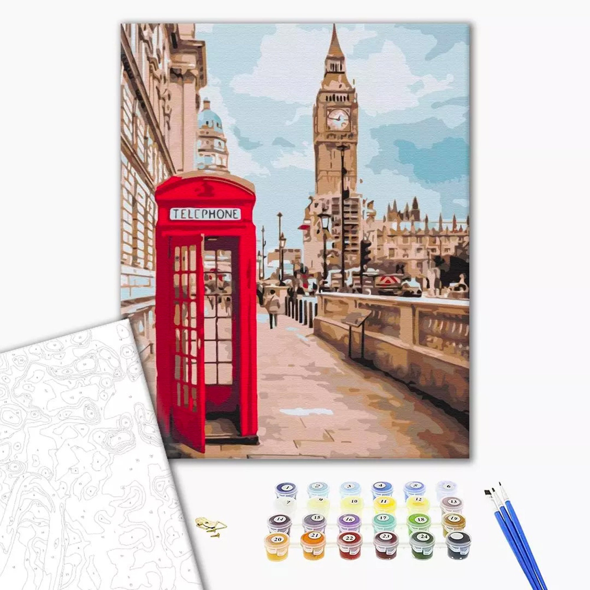 Kit peinture à numéros - « Les symboles de Londres » &VerticalLine ...