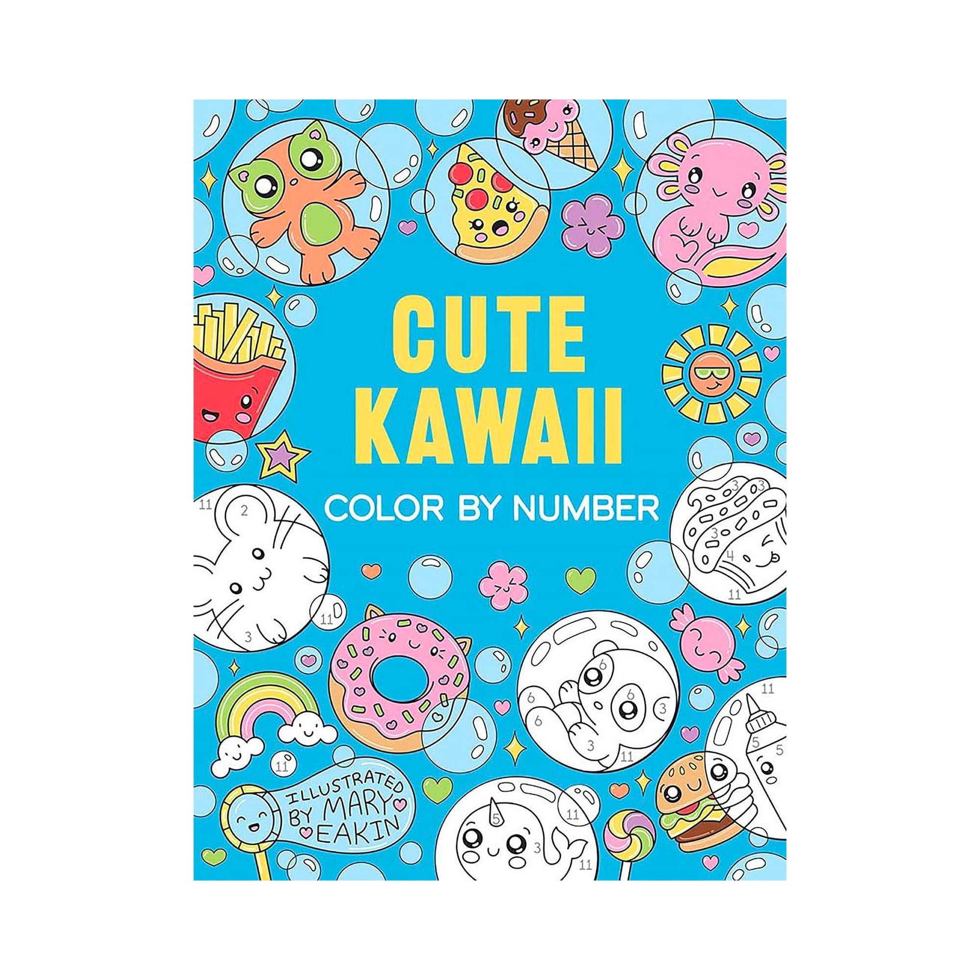 Cute Kawaii Color by Number &VerticalLine; DeSerres