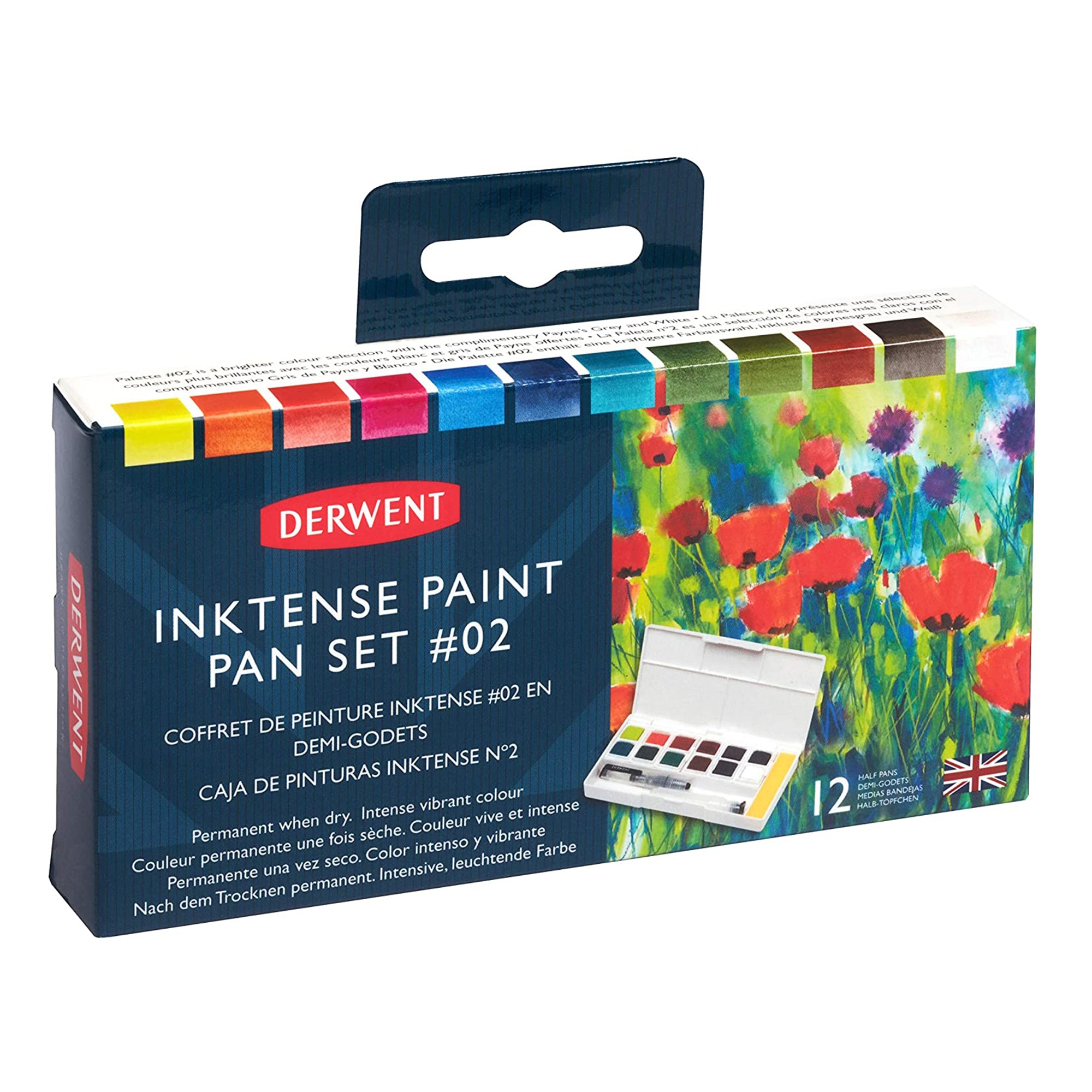 Inktense Paint Pan Travel Set #2 - 12 Half Pans &VerticalLine; DeSerres