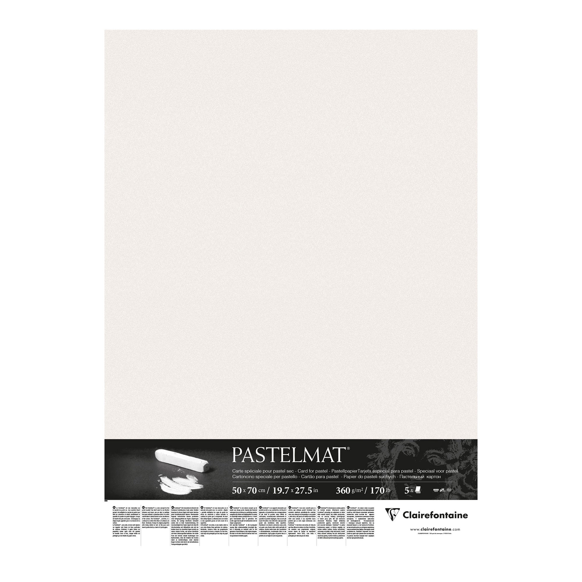 Pastelmat Sheet : 50 x 70 cm - Anthracite &VerticalLine; DeSerres