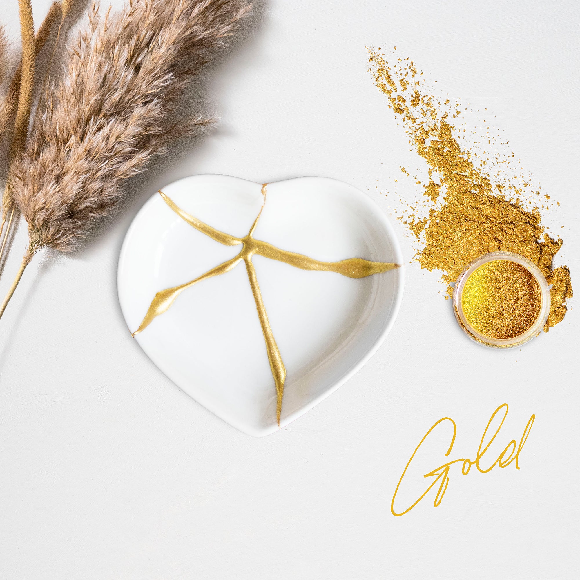 DIY Kintsugi Kit w/ Ceramic Heart &VerticalLine; DeSerres