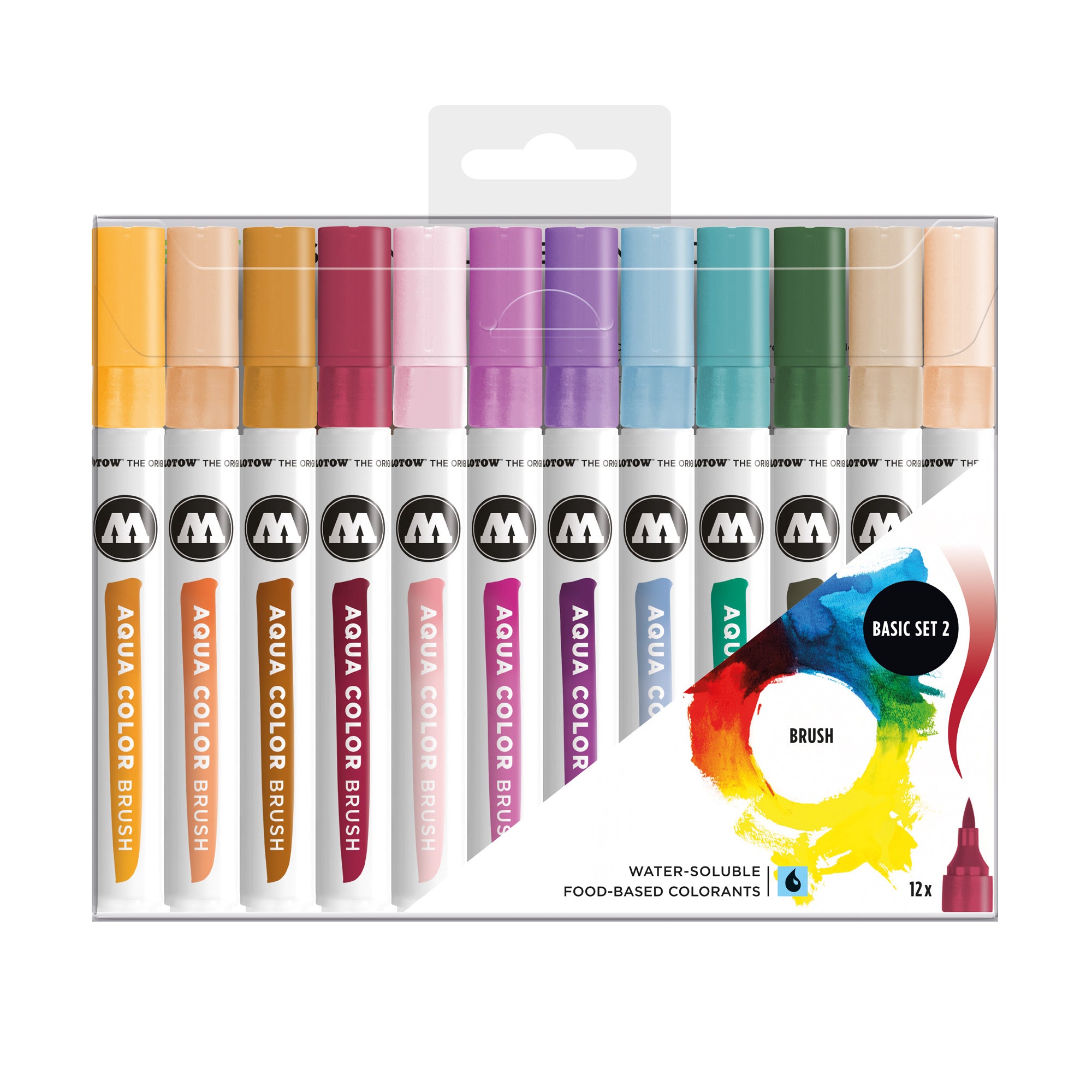12-Pack Aqua Markers - Basic Set 2 &VerticalLine; DeSerres
