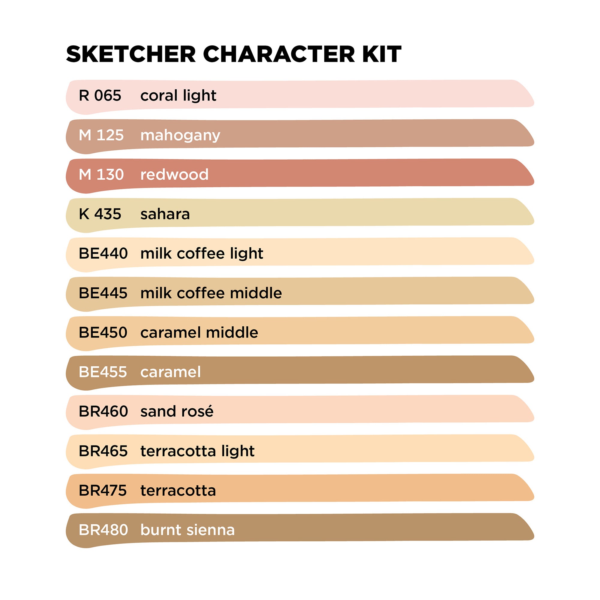 12-Pack Sketcher Markers - Character Set &VerticalLine; DeSerres
