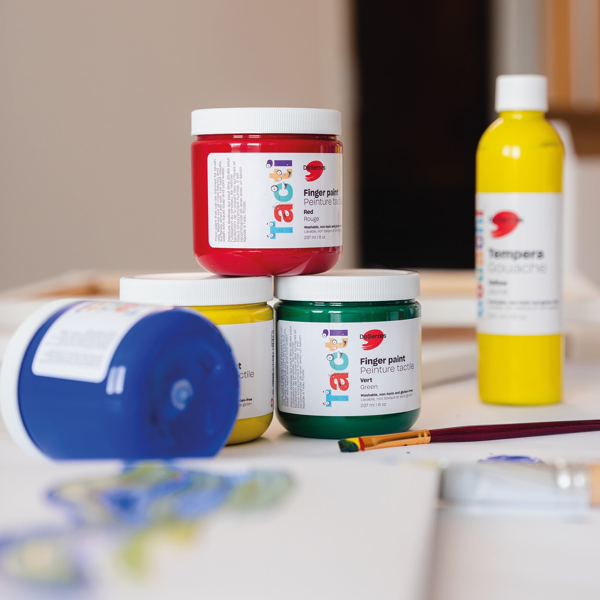 Tacti Finger Paint - Red &VerticalLine; DeSerres