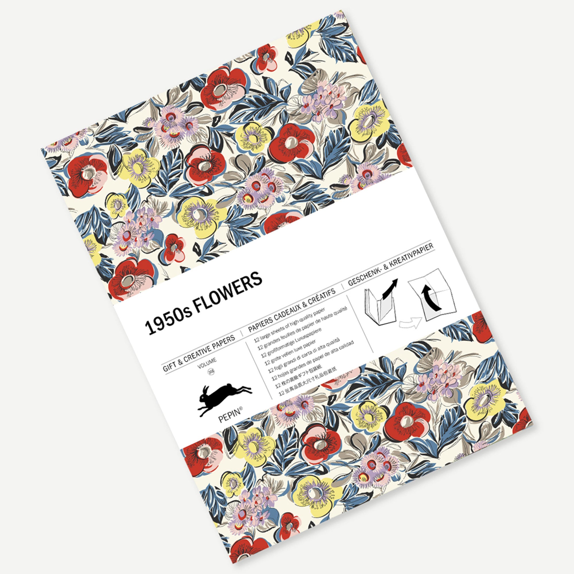 Gift & Creative Paper Book - 1950s Flowers &VerticalLine; DeSerres