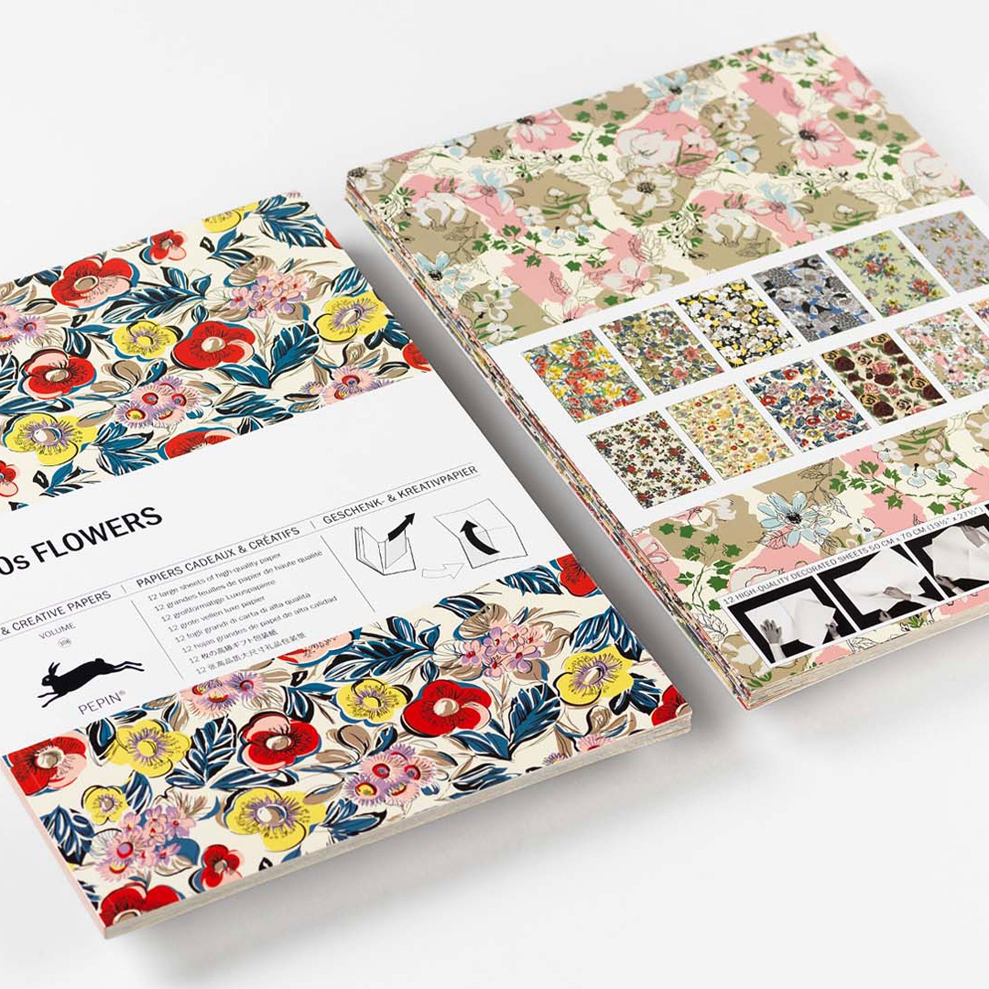 Gift & Creative Paper Book - 1950s Flowers &VerticalLine; DeSerres