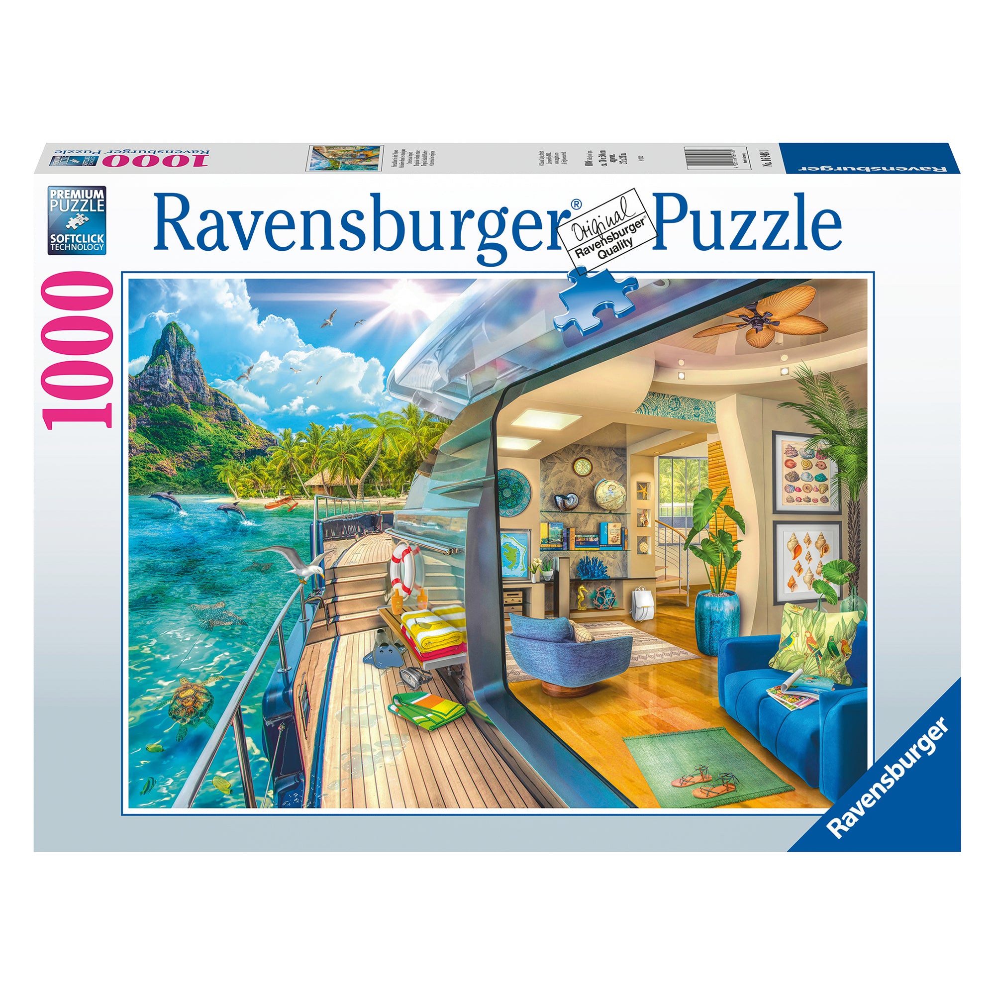 1,000-Piece Puzzle - "Tropical Island Charter" &VerticalLine; DeSerres
