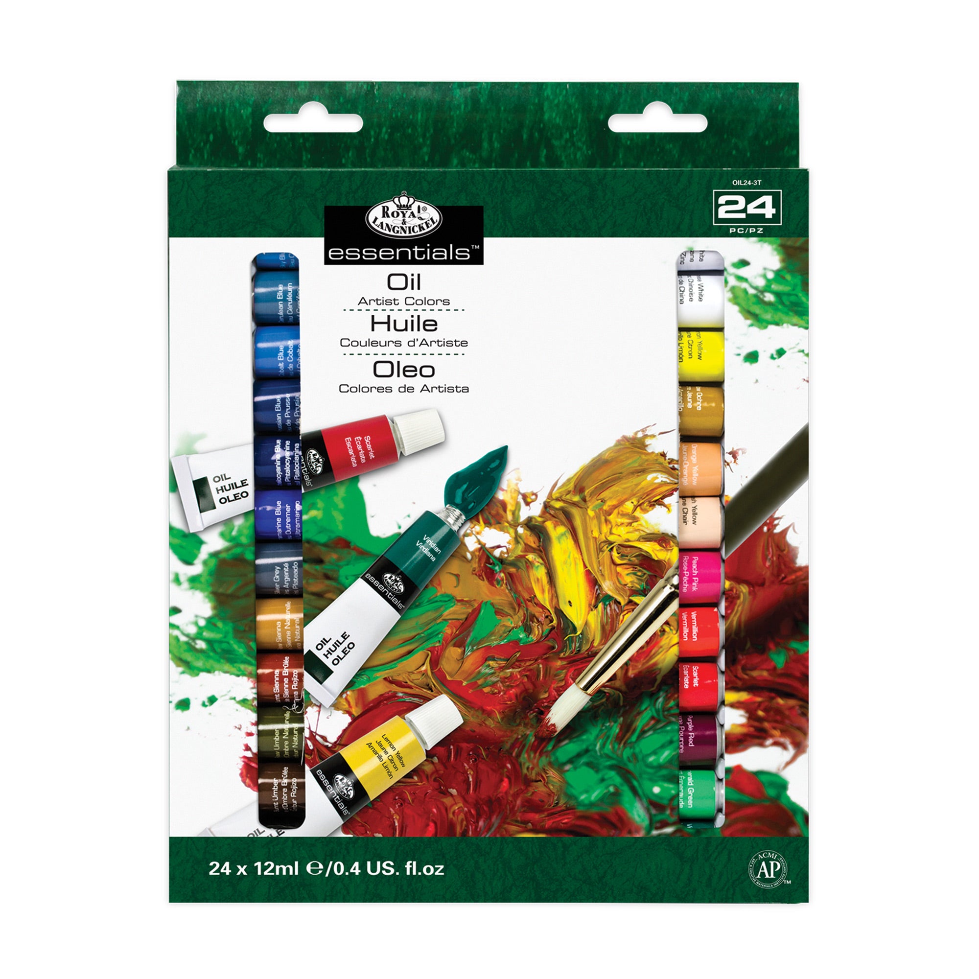 Essentials Oil Paint Set - 24 x 12 ml &VerticalLine; DeSerres