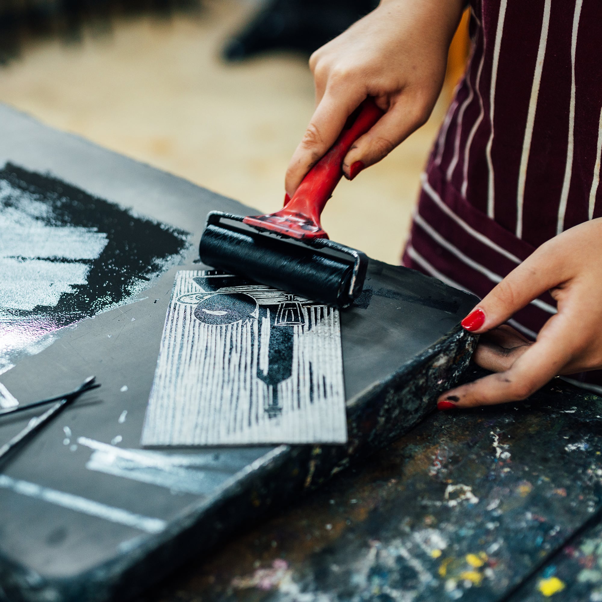 Deluxe Linocut printing kit &VerticalLine; DeSerres