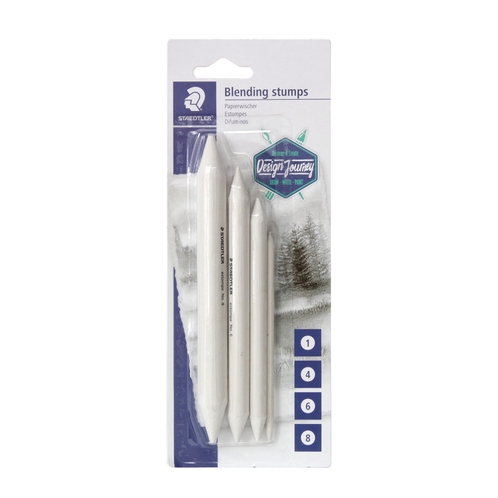 4-Pack Paper Stumps &VerticalLine; DeSerres