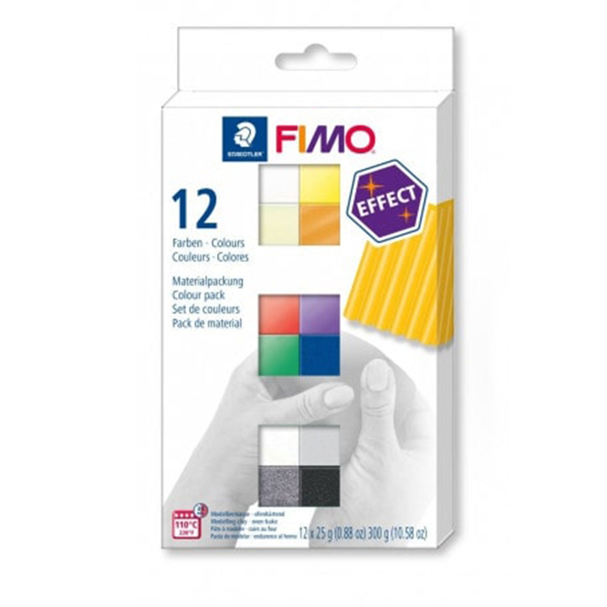 12-Pack FIMO Effect Polymer Clay - Assorted Colours &VerticalLine; DeSerres