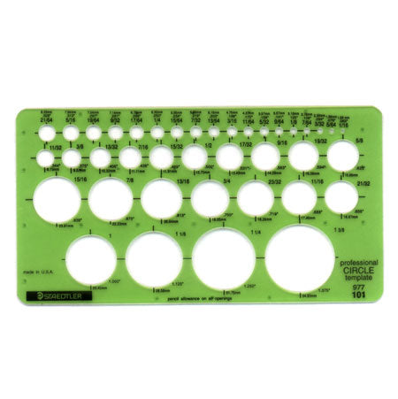 Small circle template &VerticalLine; DeSerres