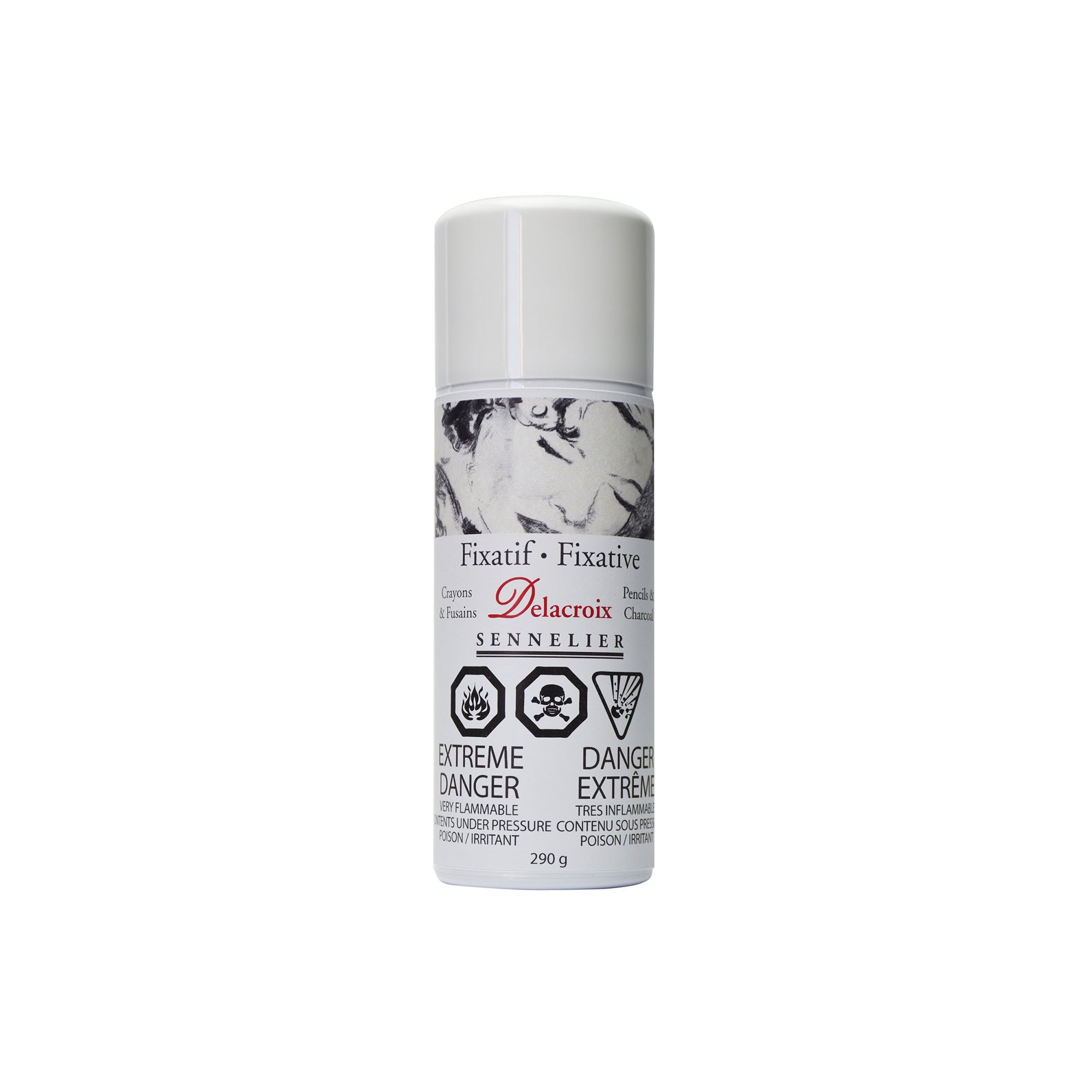 Delacroix Spray Fixative for Pencil &VerticalLine; DeSerres