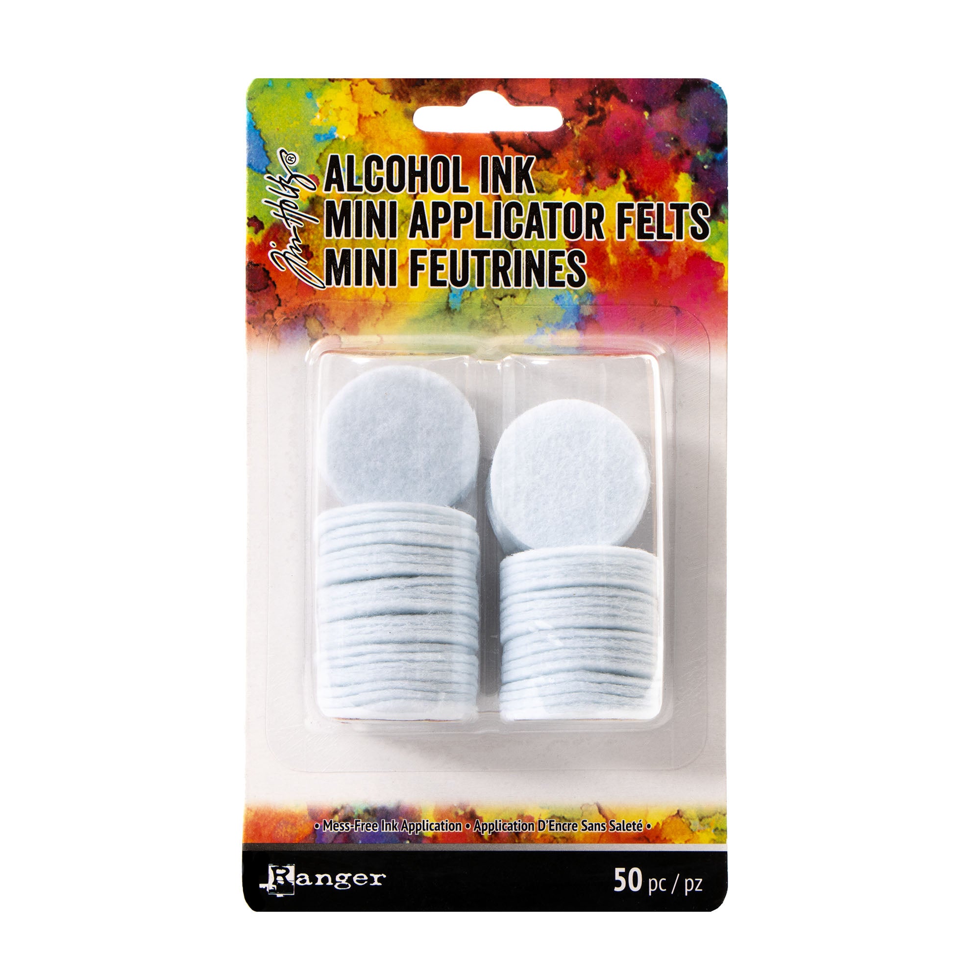 50-Pack Replacement Felts for Alcohol Ink Mini Applicator Tool ...