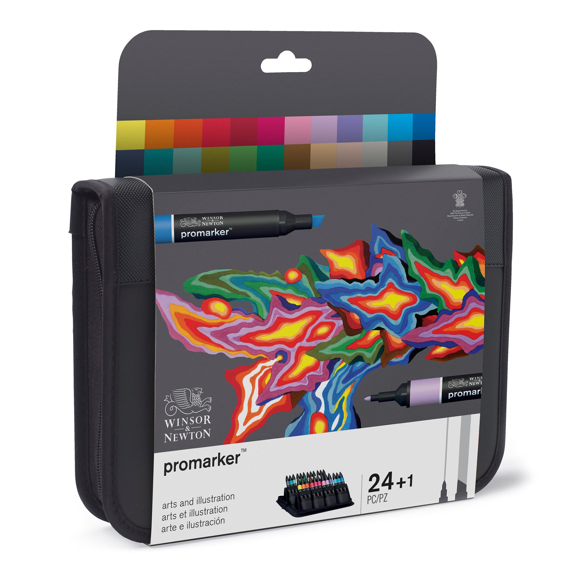 24-Piece Double-Tip Promarker Marker Set, Arts & Illustration - Bullet ...