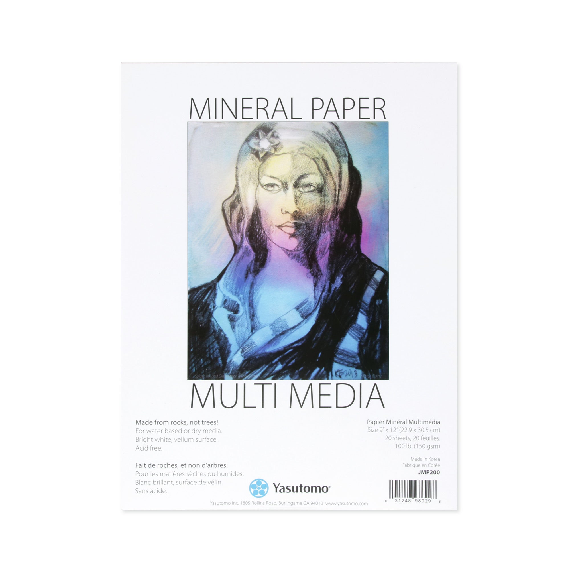 Multimedia Mineral Paper Pad - 9 x 12 in &VerticalLine; DeSerres