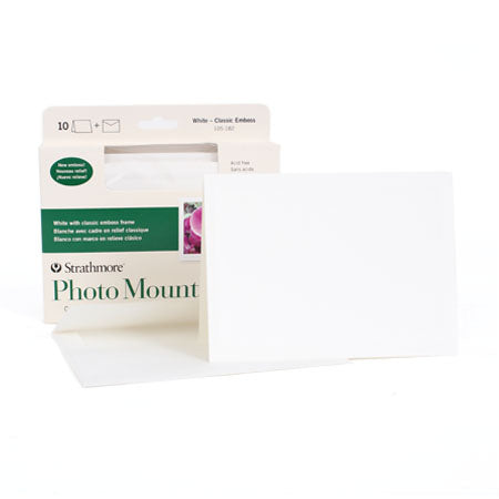 Photo Mount Cards, Classic Emboss &VerticalLine; DeSerres