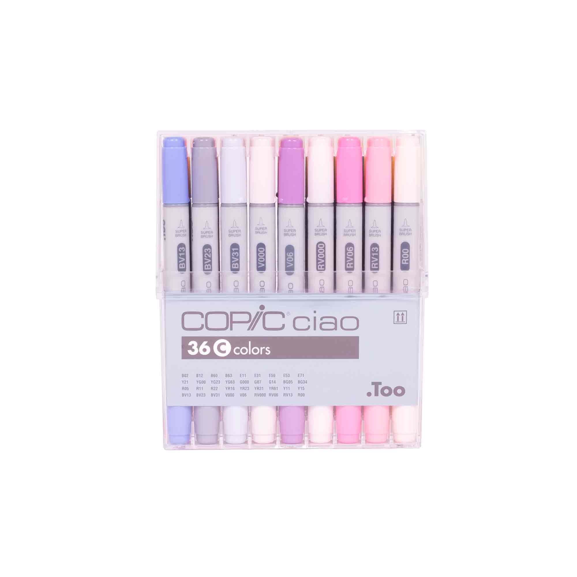 Copic Ciao Markers - Set C, 36 Colours &VerticalLine; DeSerres
