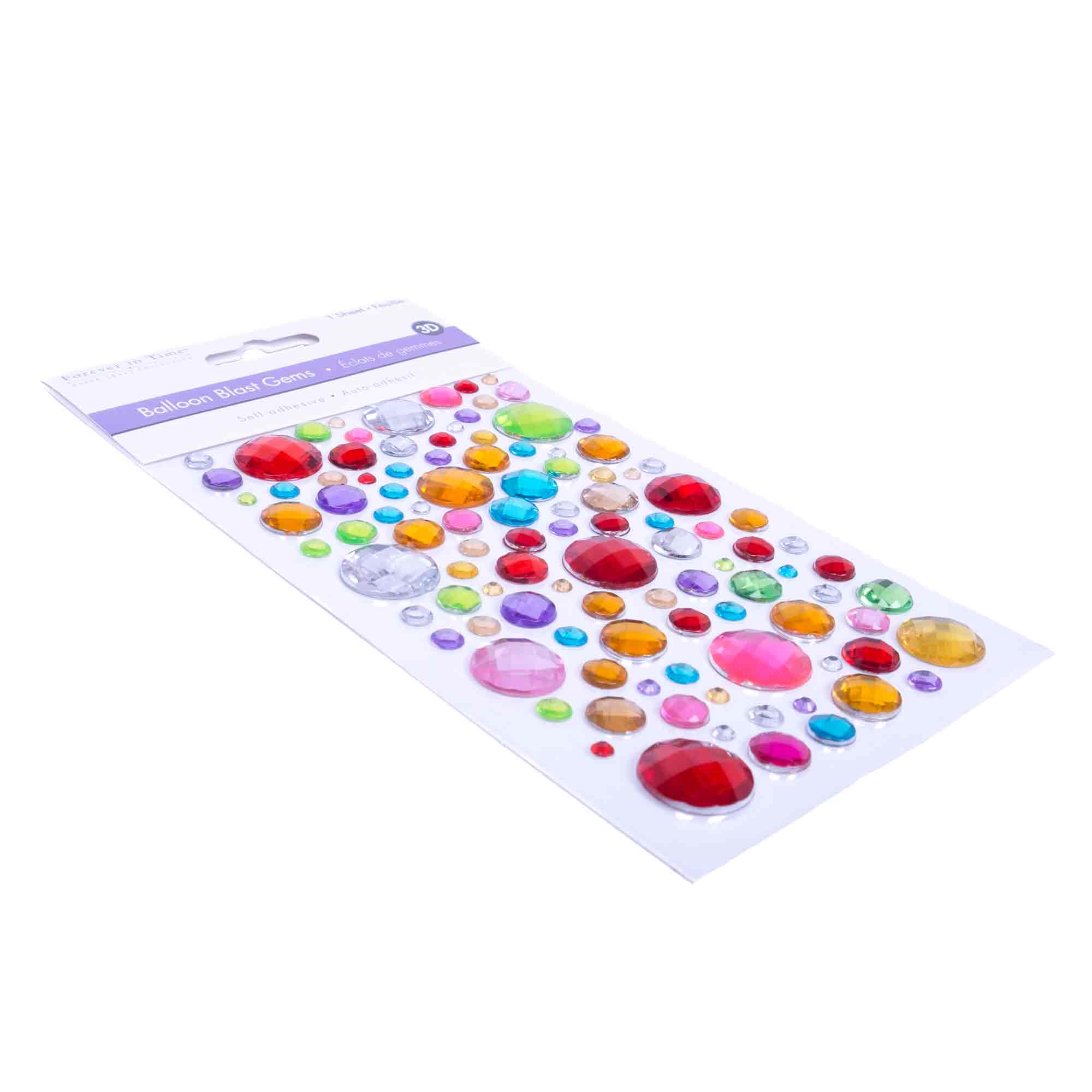 Round Gem Stickers - Multi-Coloured &VerticalLine; DeSerres