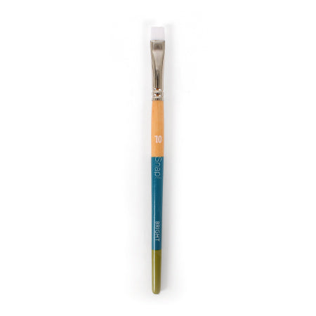 Snap! Paintbrush – Bright, White Synthetic &VerticalLine; DeSerres