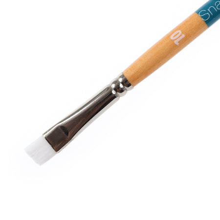 Snap! Paintbrush – Bright, White Synthetic &VerticalLine; DeSerres
