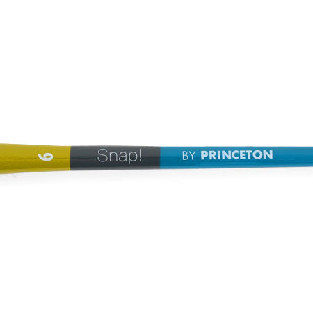 Snap! Paintbrush – Round, White Synthetic, Long Handle &VerticalLine ...